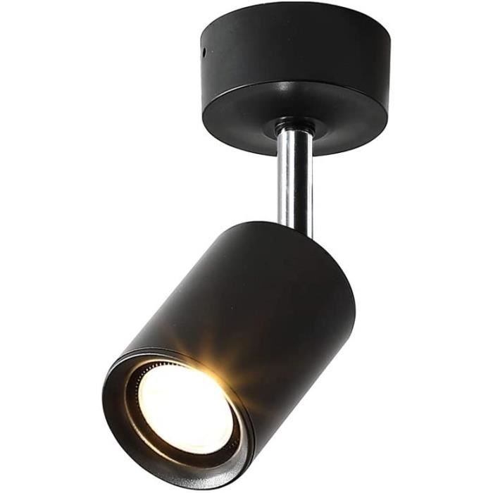 15W Spotlight Simple Nordic Black White Spot Led Mur Tête Unique ...
