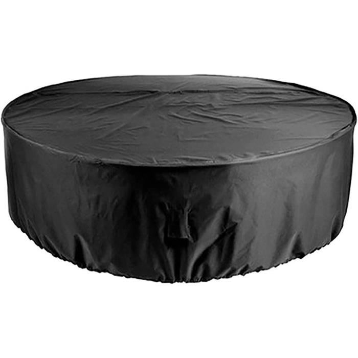 Bache de protection pour table de jardin - Ronde - Imperméable - Coupe ...