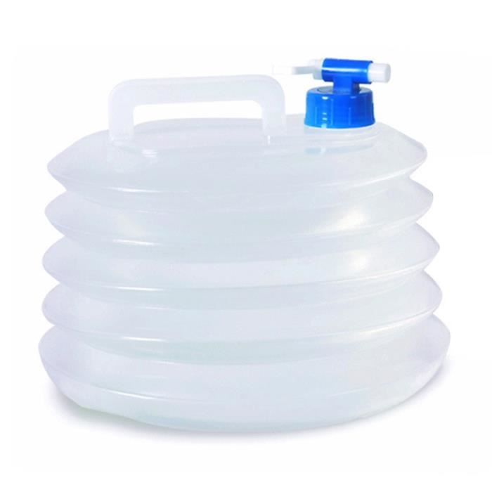 Sport,Seau pliable de 3-5-10l,sac à eau Portable de qualité alimentaire,conteneur de stockage d ...