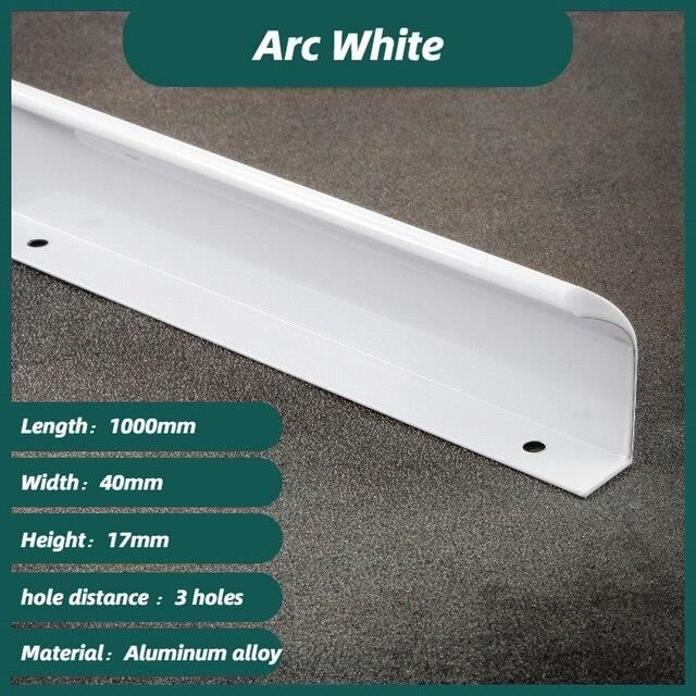 Arc-1000 mm - Boutons de tiroir en alliage'aluminium, blanc, poignées ...