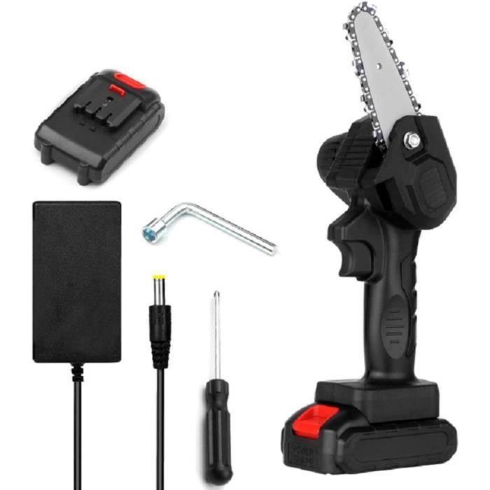 Mini tronçonneuse de 4 Pouces,sans Fil électrique Rechargeable ...