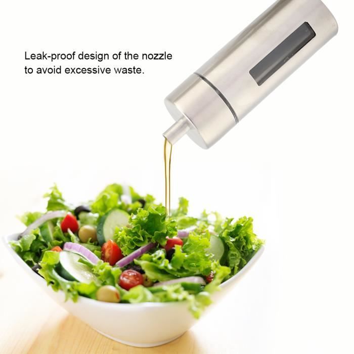 Distributeur D'huile D'olive, Pot D'huile étanche en Acier Inoxydable ...