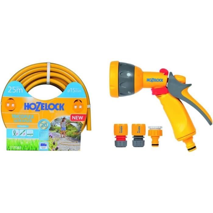 117023 Tuyau 25 M Diam 15 Mm Tricoflex Ultraflex & 2347P9019 Pistolet ...