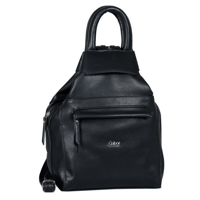 Gabor Mina Backpack Black [67097] - Cdiscount Bagagerie - Maroquinerie