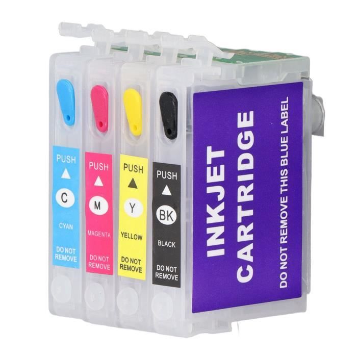 Cartouche d'encre - HURRISE - PP BK C M Y - 4 couleurs - Durable ...