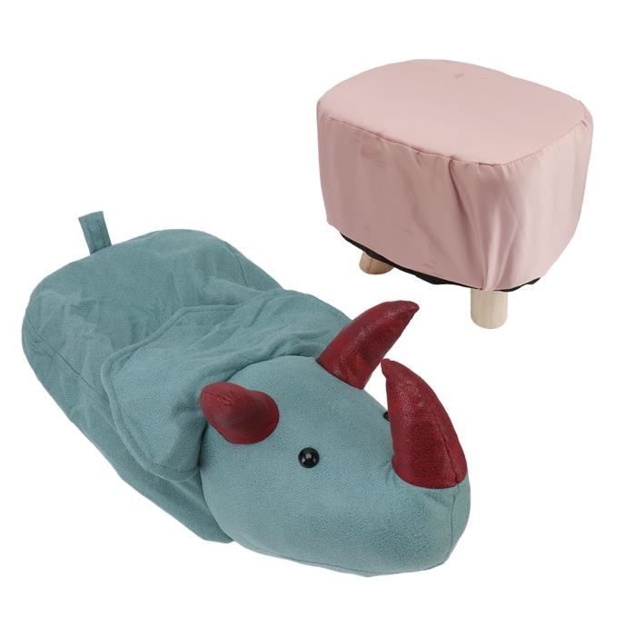 KEENSO Petit repose-pieds Repose-pieds animal mignon avec coussin ...