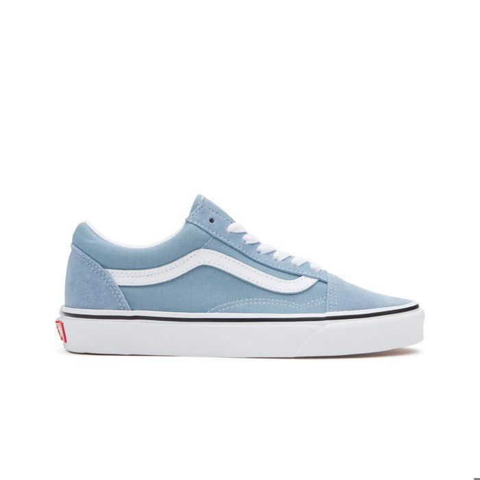 Baskets - VANS - OLD SKOOL - Bleu - Lacets - Mixte - Plat - Achat ...