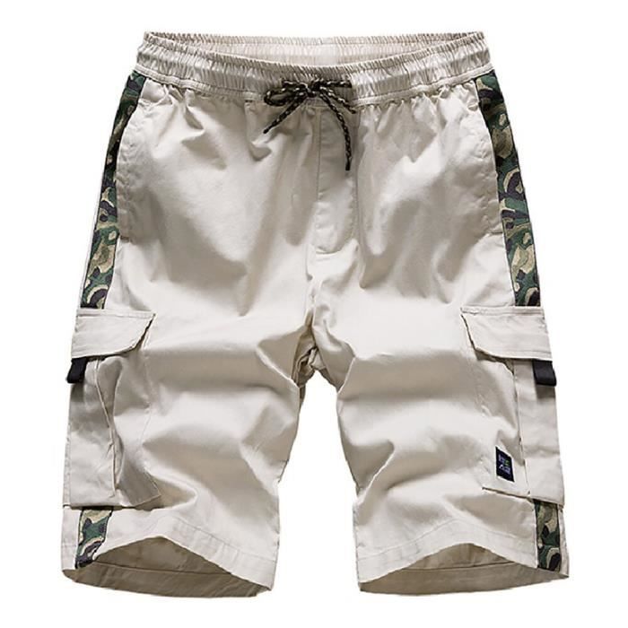 Short,Short Cargo pour Homme, camouflage court pour le Sport, en coton ...