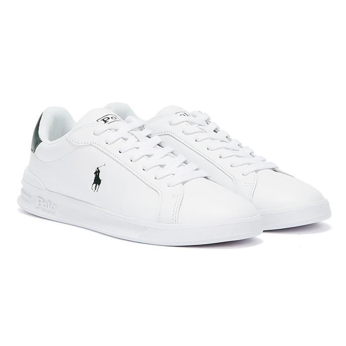 Ralph Lauren Heritage Court II Baskets Blanc / Vert Pour Hommes - EU 41 ...