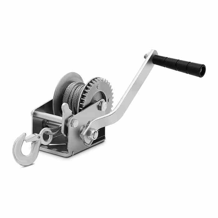 Treuil manuel Treuil volet roulant manuel 350 kg crochet de câble de 6 m - Cdiscount Bricolage