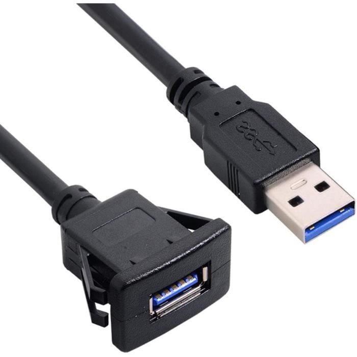 Câble Auxiliaire Usb 3.0 Étanche Pour Tableau De Bord 1 M[M7795 ...