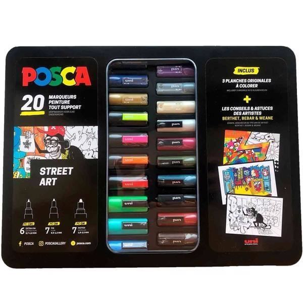 POSCA - STREET ART METAL CASE (401534) UNI - Cdiscount Beaux-Arts et ...