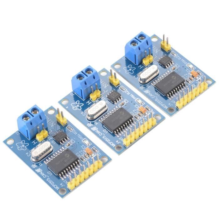 XCSOURCE 3pcs Module Récepteur SPI CAN Bus MCP2515 TJA1050 pour Arduino 51 MCU ARM Contrôleur de ...
