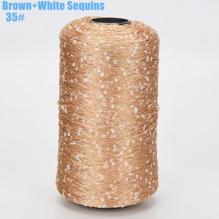 LAINE A TRICOTER,35--Fil mercerisé'été en soie glacée, 3500M -500g ...