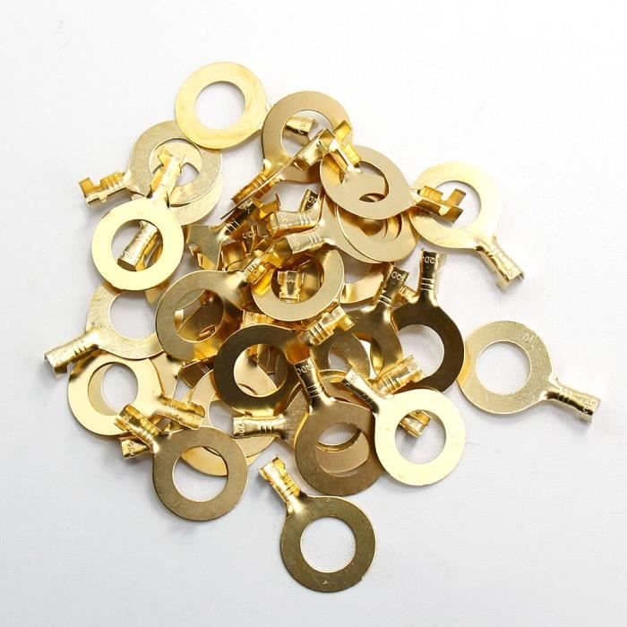 COSSE ELECTRIQUE,100PCS M10--Connecteur de cosses de câble, 100 pièces ...