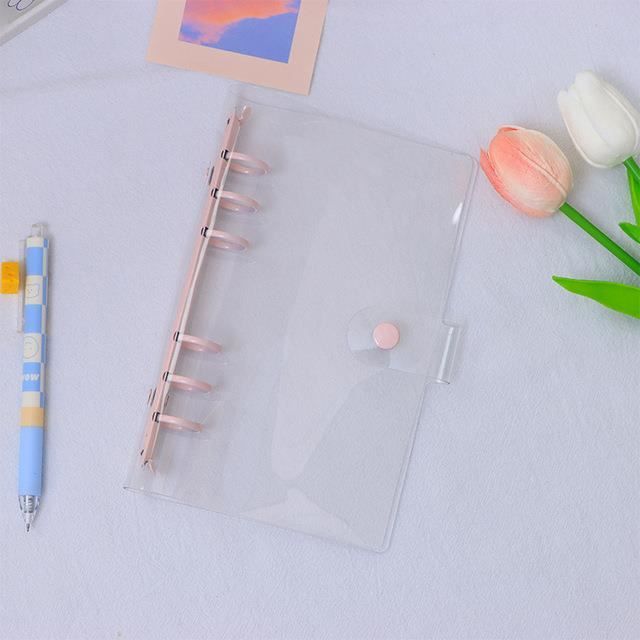 CARNET DE NOTES,pink-A6--Classeur A6-A5, blanc, rose, bleu, violet ...