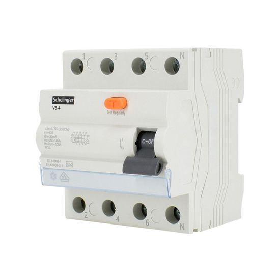 Disjoncteur différentiel 4P 63A 30mA - Protection électrique - Rail DIN ...