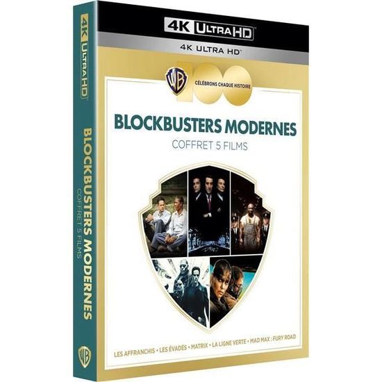 Wbs 100 Ans Warner Coffret Blockbusters Modernes Blu-ray 4K Ultra HD ...