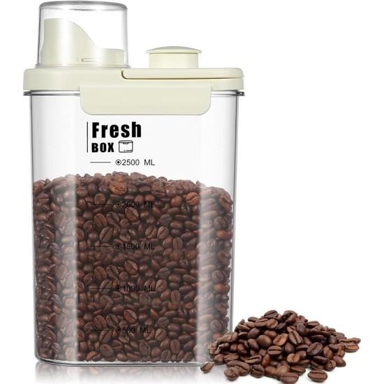 Boîtes De Rangement Hermétiques Pour Aliments Secs, 2,7 Kg, Conteneurs ...