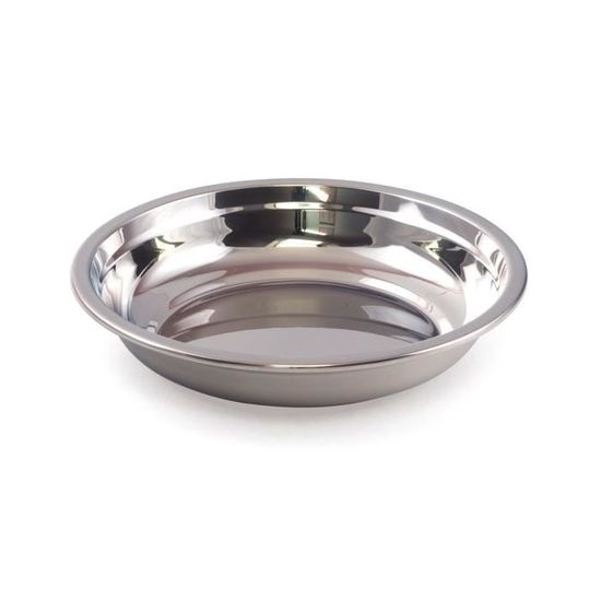 ASSIETTE CREUSE 22*22*4,2 EN INOX BRILLANT - Cdiscount Maison
