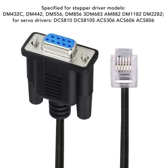 Cble Console Série RS232 DB9 Femelle vers RJ11 RJ12 6P6C pour Sevo ...