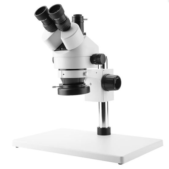 Microscope stéréo Microscope trinoculaire à Zoom stéréo 3,5x-90x ...