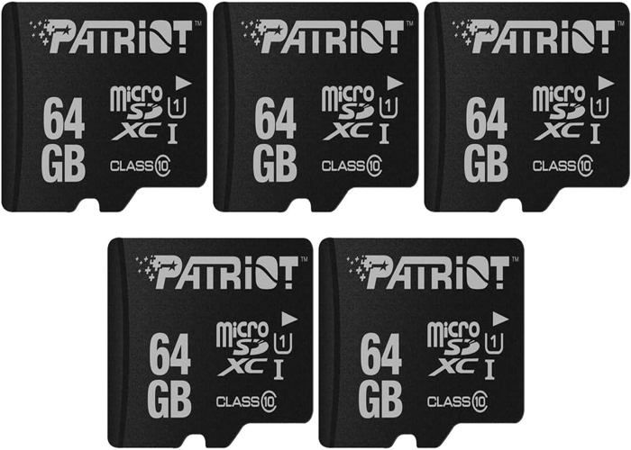 Carte Mémoire Flash Microsd Lx Serie 64Go - Psf64Gmdc105 - Paquet De 5 ...