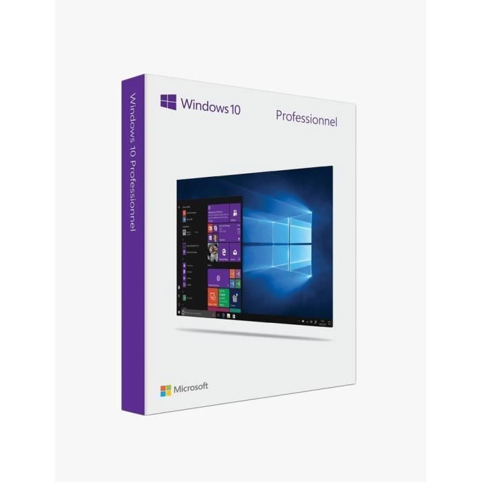 Windows 10 Pro Professionnel Licence Clé Activation - Livraison Rapide ...