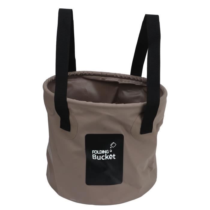 Seau pliable,10L Seau à eau pliant multifonctionnel, pour voyage en ...
