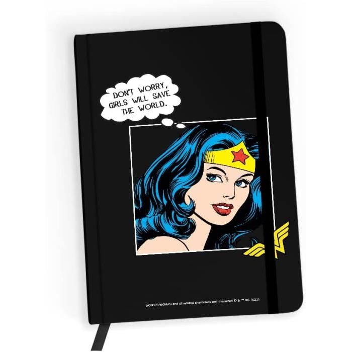 Original Et Sous Licence Officielle De Carnet Dc, Motif Wonder Woman ...
