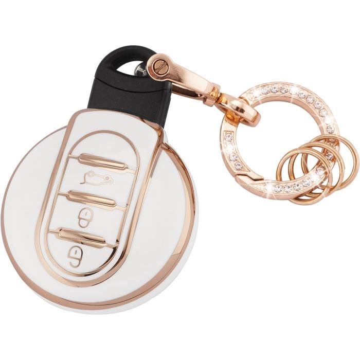 \U2002Coque De Clé De Voiture Pour Bmw Mini Cooper, Coque Souple En Tpu ...