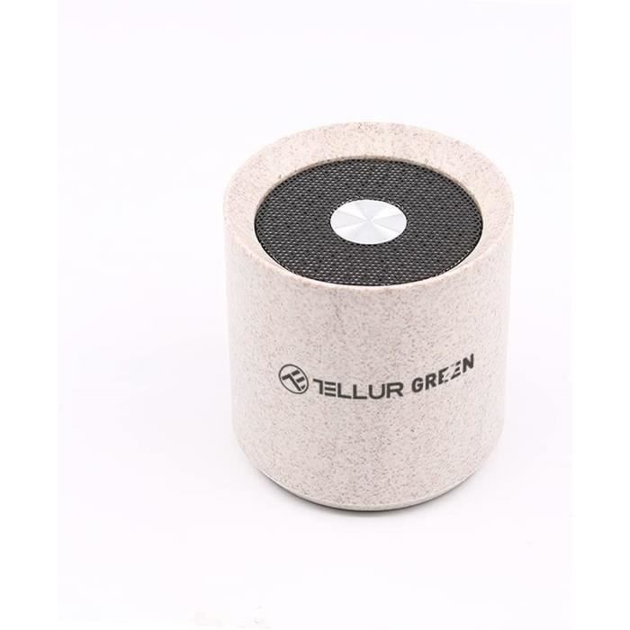 Green Petite Enceinte Bluetooth, 3W, Microphone, Fonction Mains Libres ...