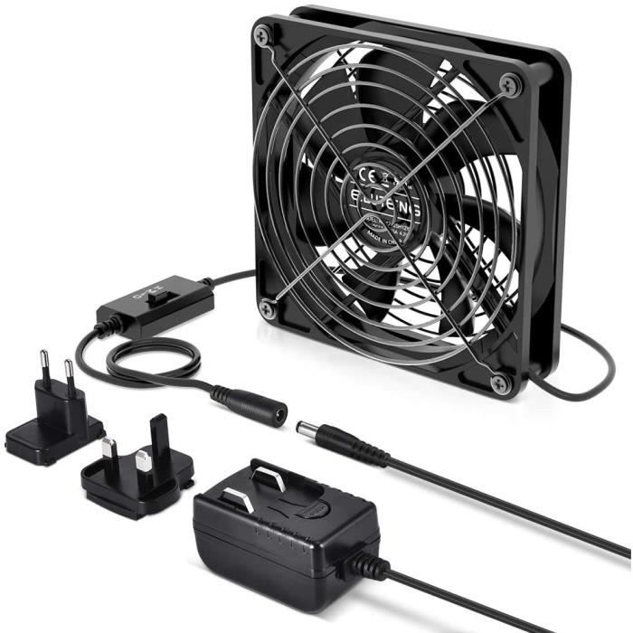 VENTILATEUR REFROIDISSEMENT CONSOLE Ventilateur 120mm Puissant et ...