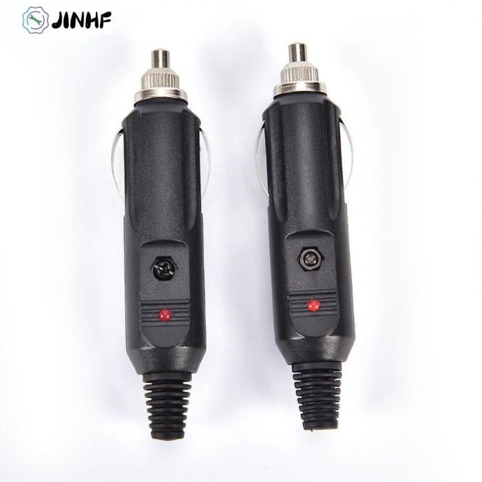 Prise allume-cigare - Universel - 2 pièces - 12V - 15A - Compatible ...