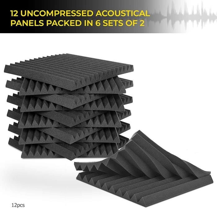 Joint de silicone,Mousse acoustique insonorisante pour la maison, 12 ...