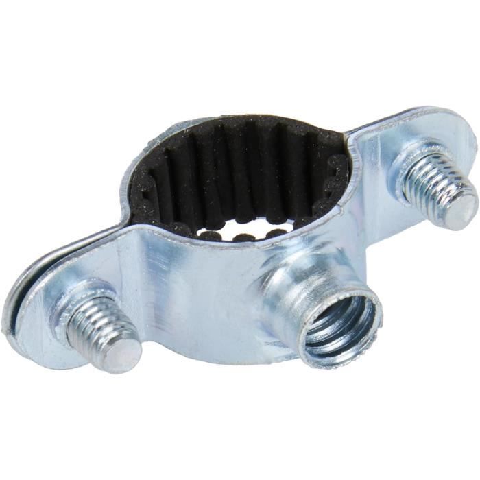 Collier Simple Isophonique Ø14 (X10) - Acier Nickelé[u81] - Cdiscount Bricolage