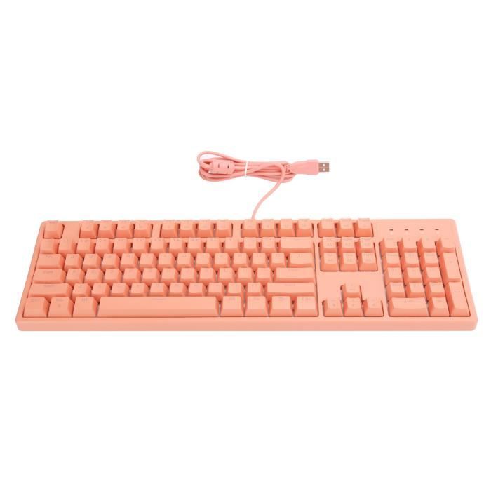 URB clavier de jeu Clavier mécanique RGB rétro-éclairage Gaming 104 ...