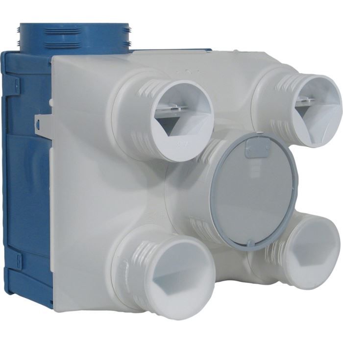 VMC sanitaire - Caisson individuel - Compact - 3 vitesses - 4 piquages ...