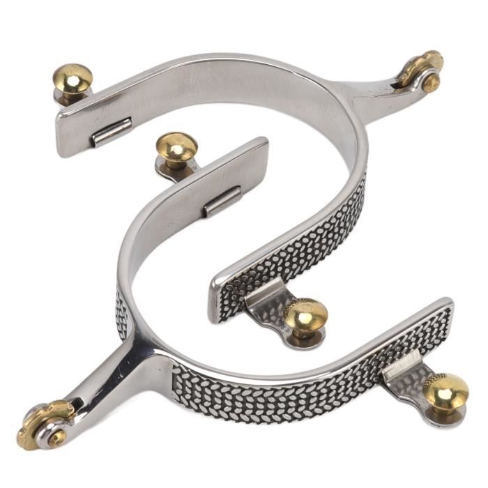 Éperons de cheval Eperons de cow-boy, 1 paire Eperons de cheval exquis ...