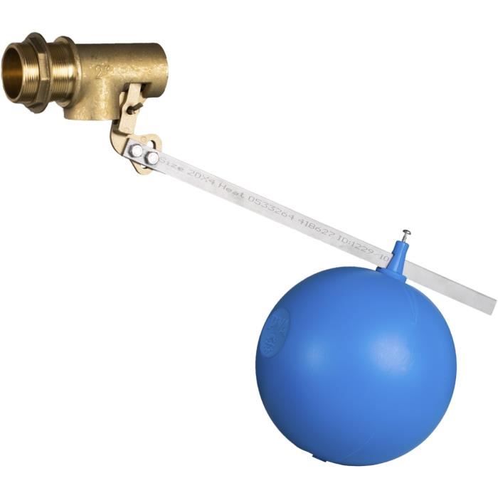 Robinet à flotteur en laiton 1 1/2" avec bille - Cdiscount Bricolage