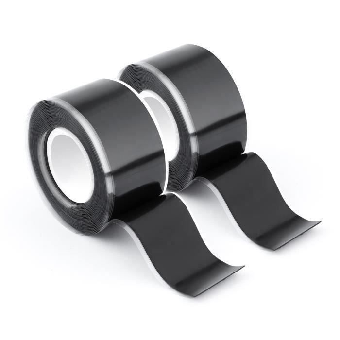 OK12407-Ruban en Silicone Auto-Fusionnant 25cm x 3 m 2 Rouleaux Étanche ...