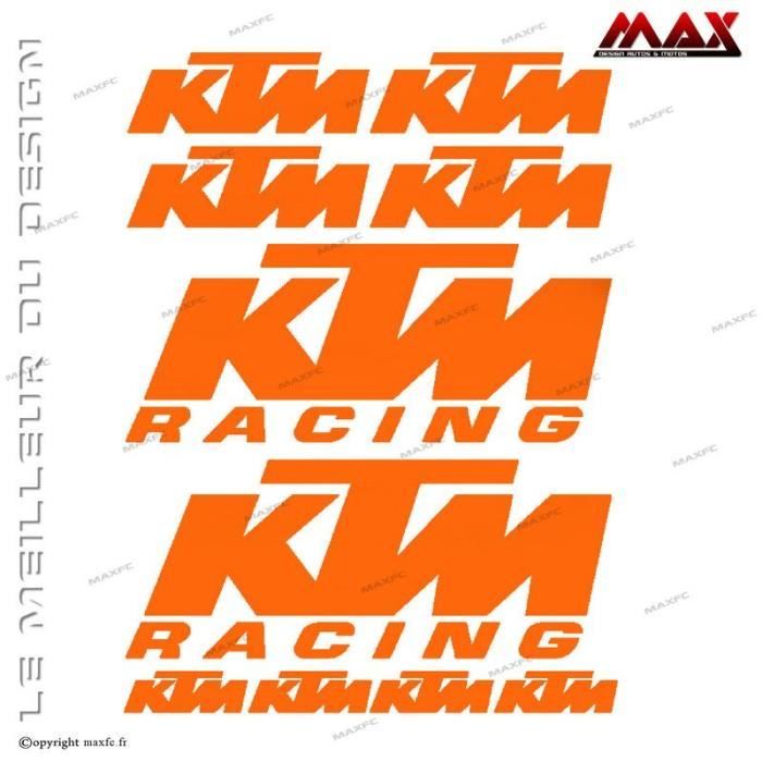 10 stickers KTM - ORANGE - Duke 560 625 690 990 Adventure liseret ...