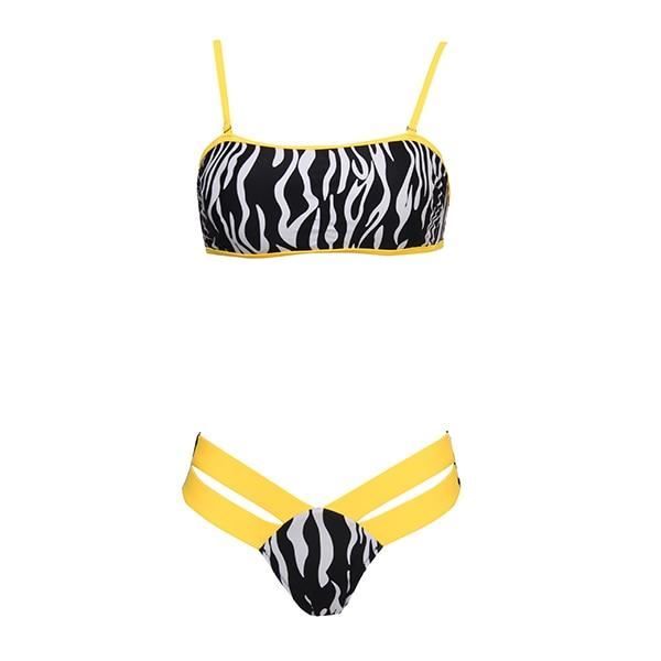 MAILLOT DE BAIN,Andzhelika 2021 Sexy Bikini ensemble filles Bandeau ...