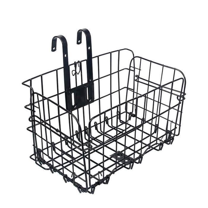 MOGOI Panier à vélo en métal Panier pliable pour VTT Bicyclette ...