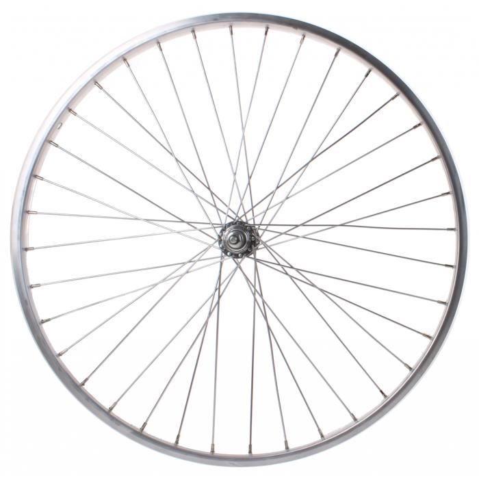 Roland Roue Avant 28 X 1 5 8 X 1 1 1 8 Pouce Aluminium 36G Argent roland-roue-avant-28-x-1-5-8-x-1-1-1-8-pouce-aluminium-36g-argent