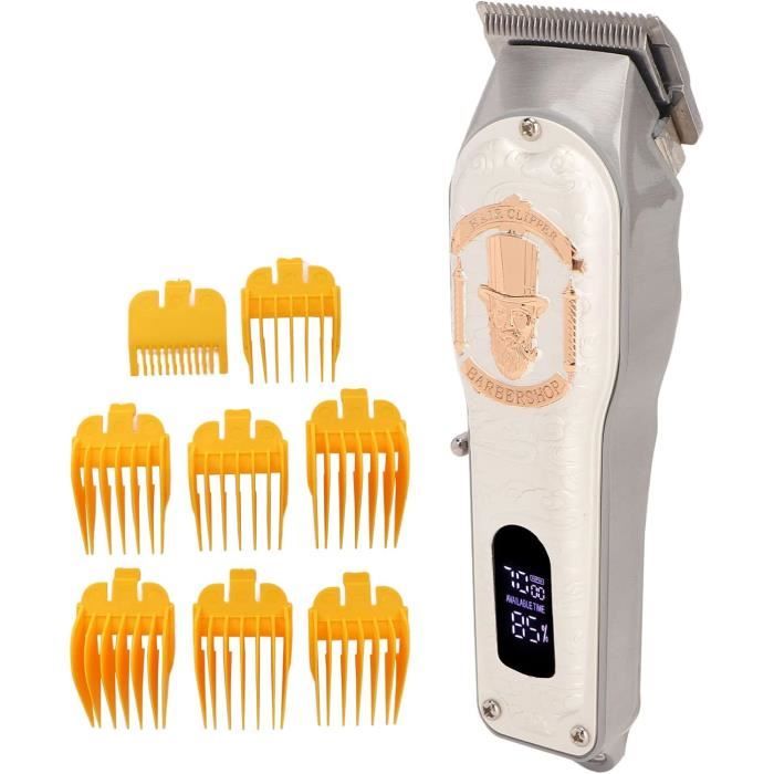 Tondeuse À Cheveux Électrique, Lames En Acier Inoxydable, Tondeuse Électrique, Faible Bruit ...