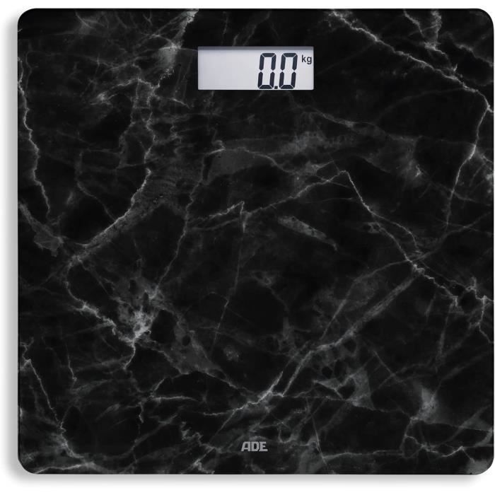 ADE Balance pese personne numérique aspect marbre noir noble très ...