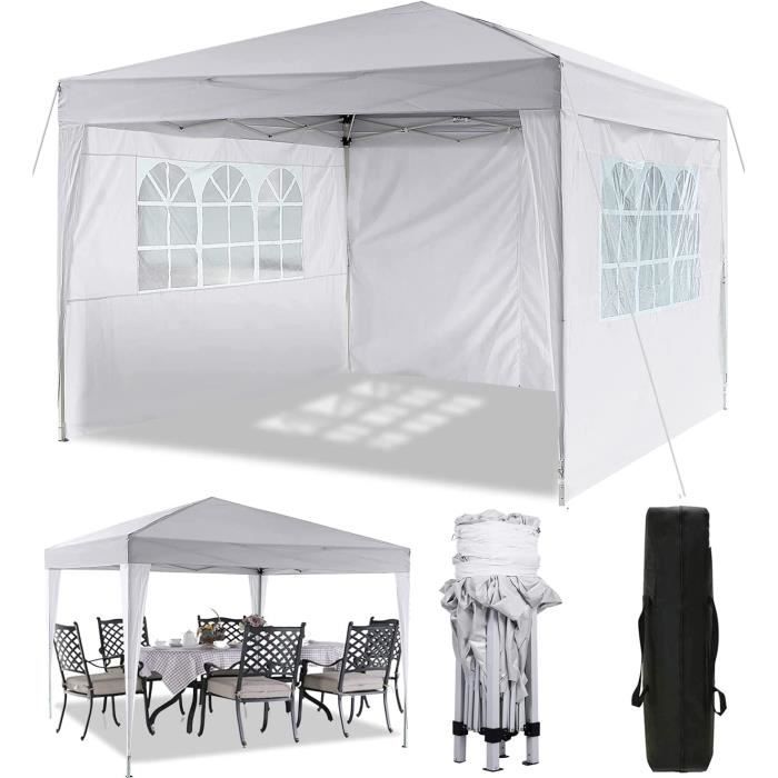 Tonnelle Pliante imperméable 3x3m Barnum Pliant Professionnel UV ...