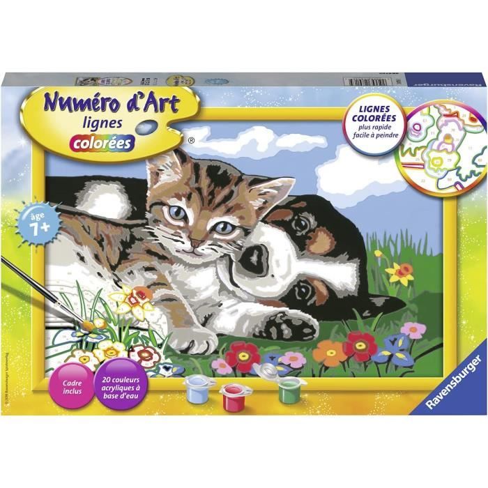 Numéro d’Art grand format – Une belle amitié – Loisir créatif – Kit de ...