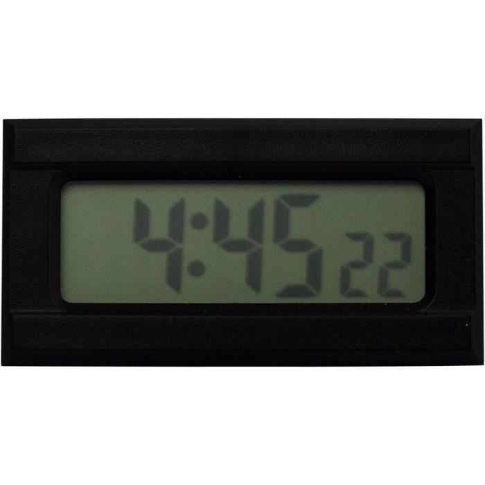 Horloge Radio-Pilotée Encastrable Avec Affichage Numérique Noir 48 X 23 ...